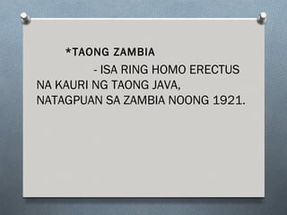 Ang pinagmulan ng tao | PPT