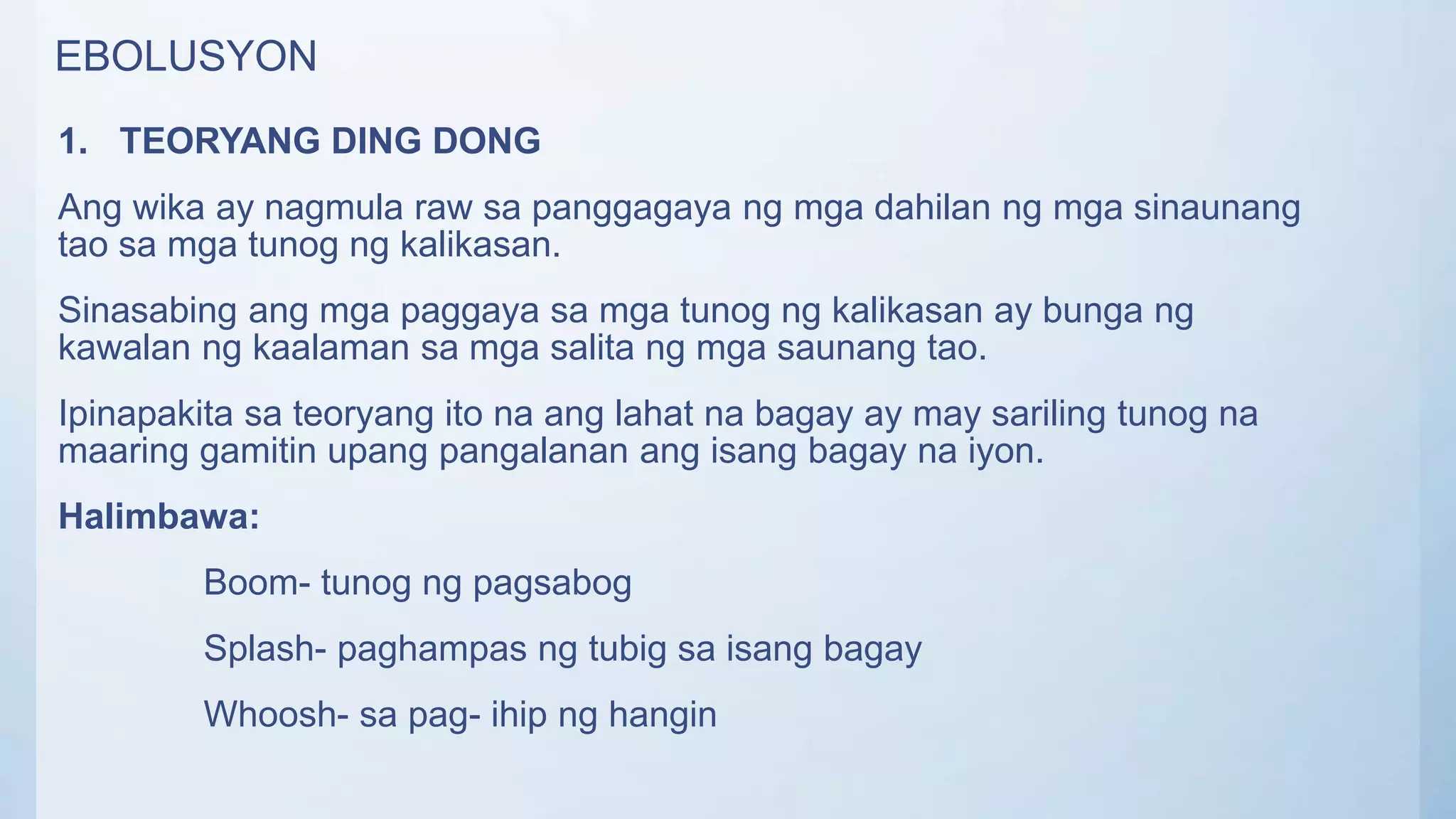 Ang Pinagmulan ng Wika | PPTX