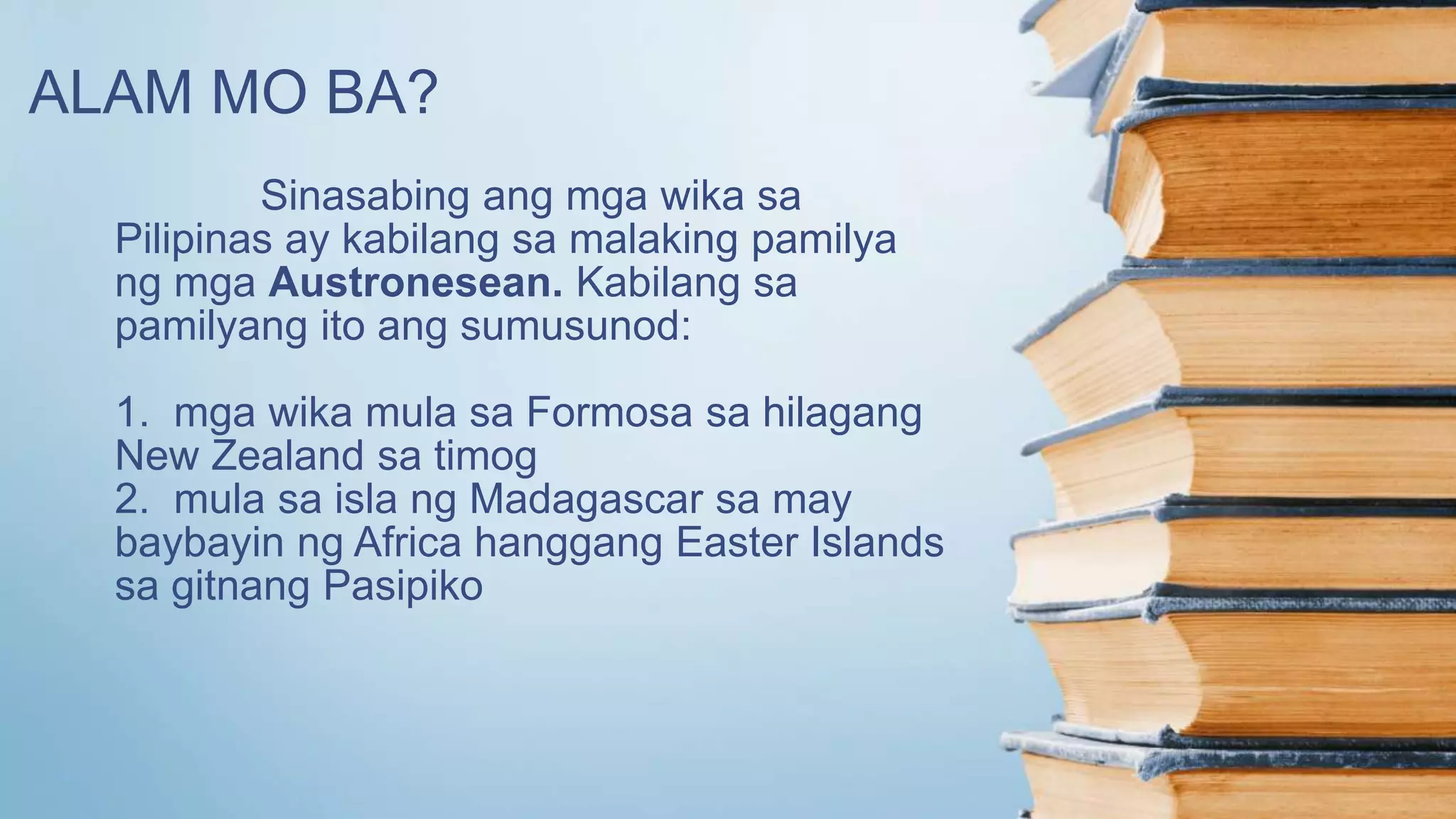 Ang Pinagmulan ng Wika | PPTX