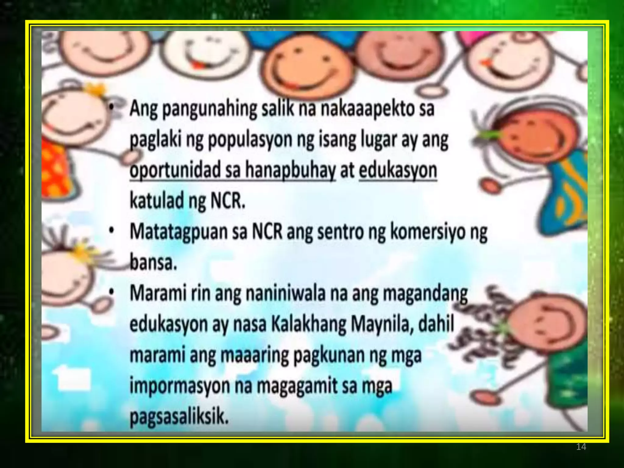 Ang populasyon ng bawat rehiyon sa bansa | PPTX