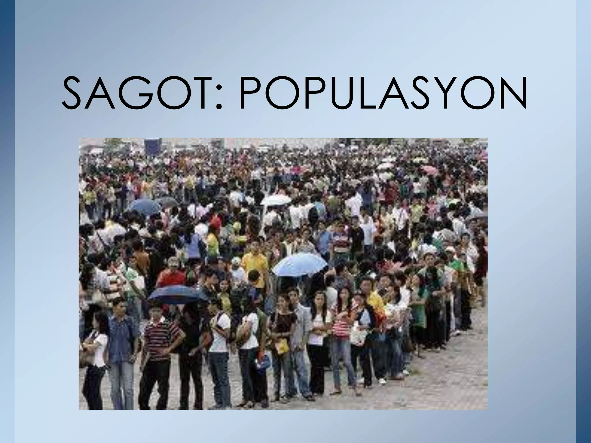 Ang populasyon ng urban at populasyong rural | PPTX