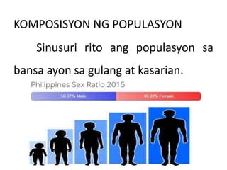 Ang populasyon sa pilipinas | PPTX