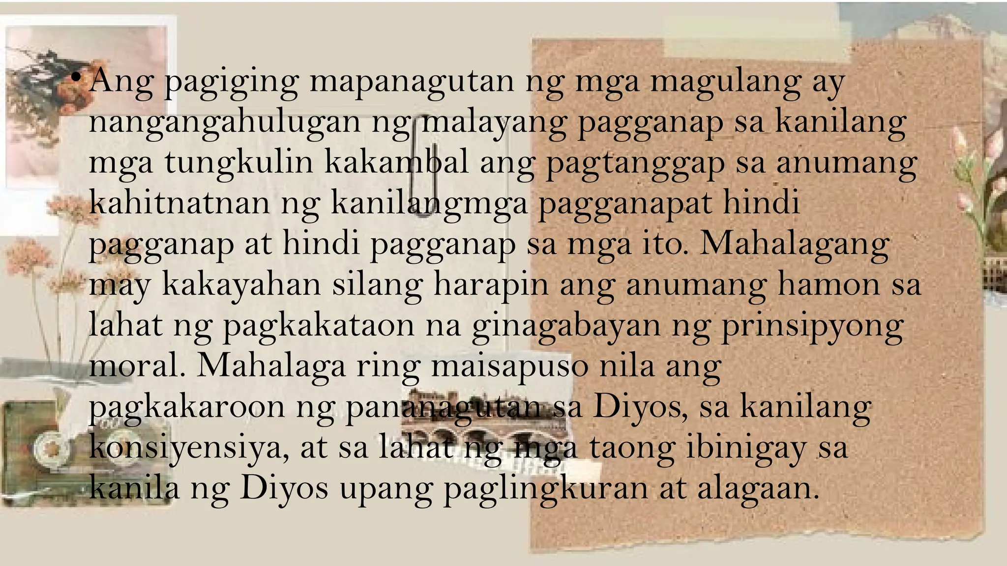 Ang Presentasyon ng unang pangkat. Ang Simula ng Isang Pamilya. | PPTX