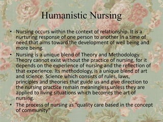Humanistic Nursing | PPTX