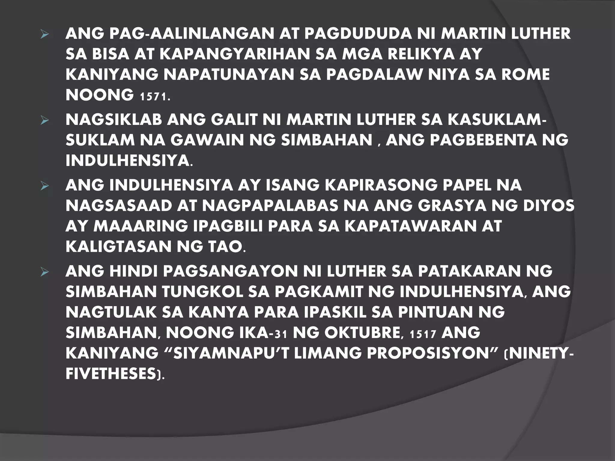 Ang repormasyon | PPTX