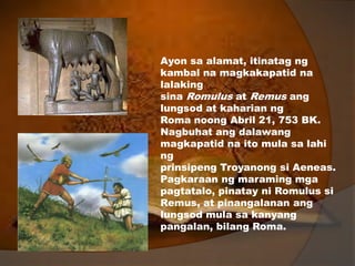 Ang republic ng rome at ang imperyong romano | PPTX