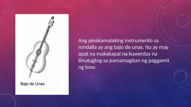 Ang Rondalla at ang Bandang Drum at Lyre.pptx