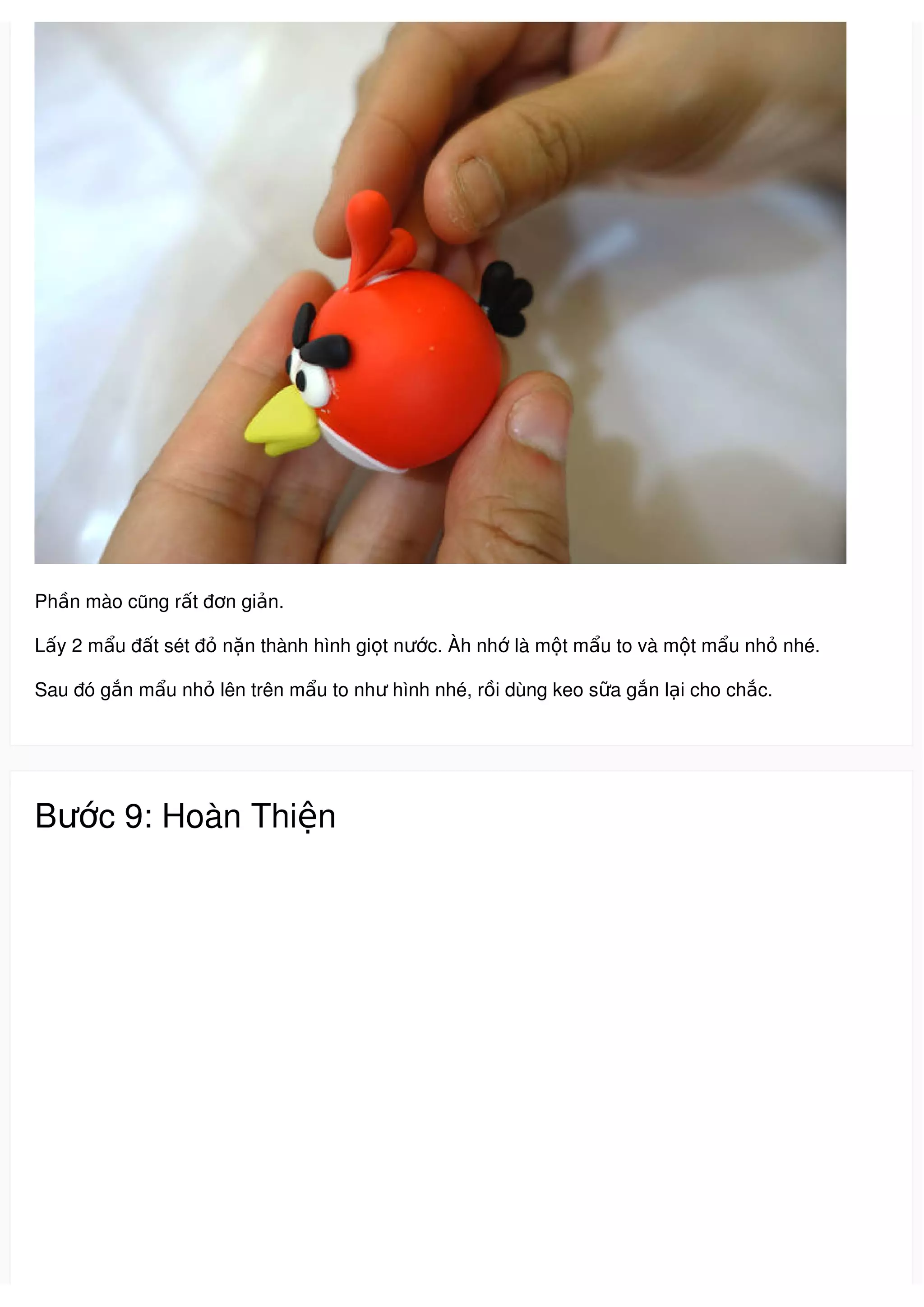 [DIY] Angry bird đất sét - Angry bird clay | PDF