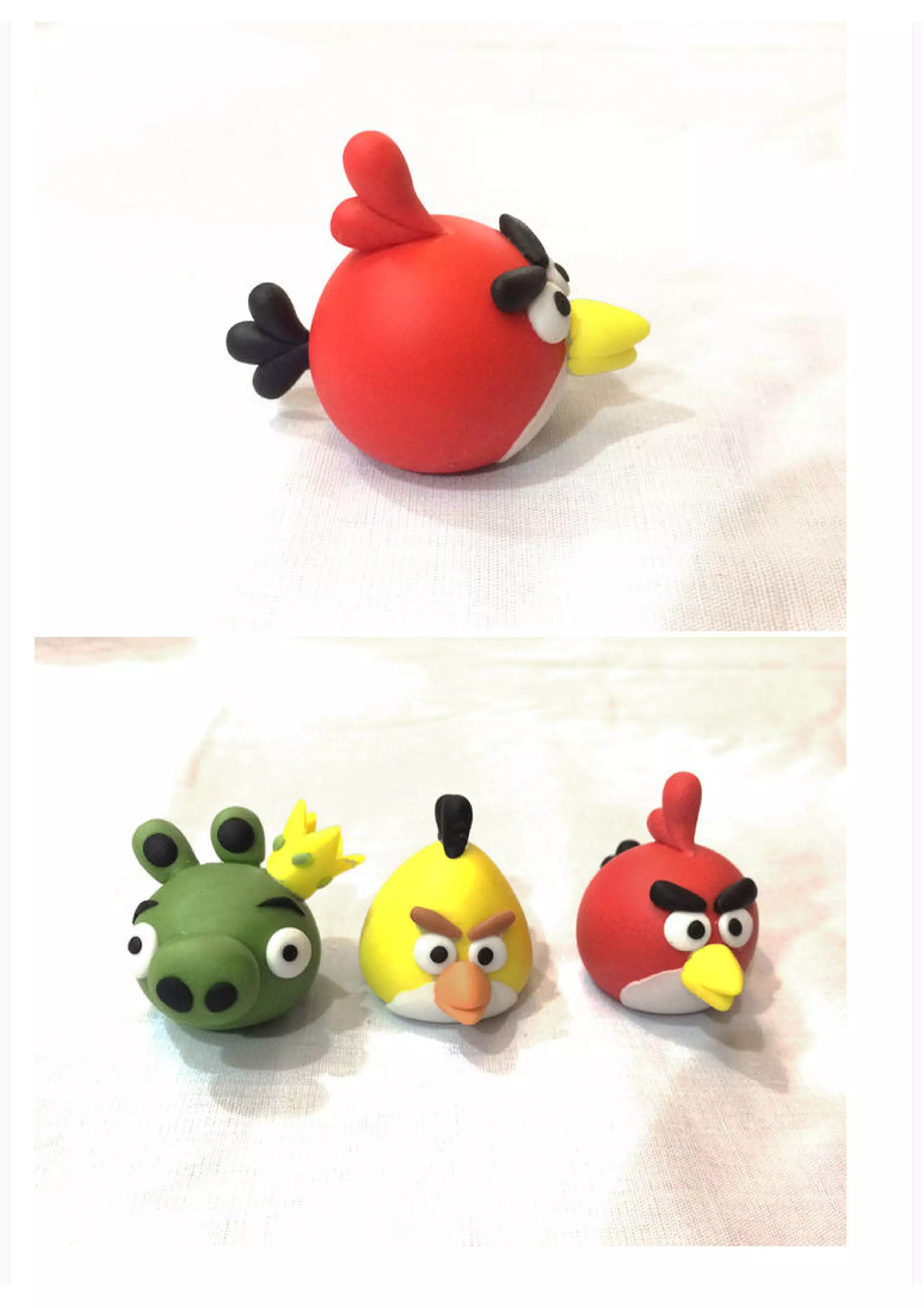 [DIY] Angry bird đất sét - Angry bird clay | PDF