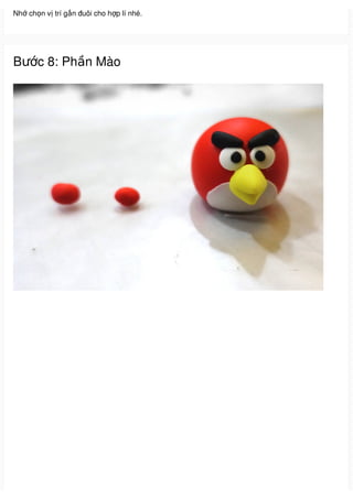 [DIY] Angry bird đất sét - Angry bird clay | PDF