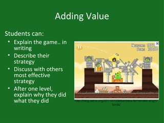 Angry birds in education | PPT