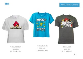 Angry Bird Merchandise | PDF