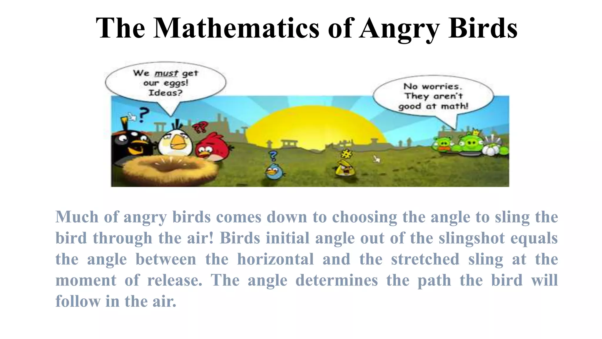 Angry birds math | PPTX