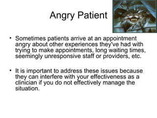 Angry patient | PPT
