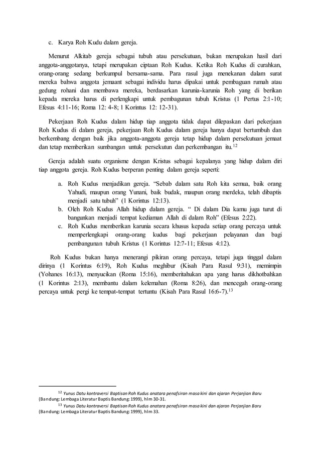 Angry tanaem (makalah teologi pb) | PDF