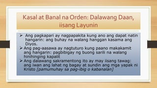 Ang sakramento ng banal na orden | PPTX
