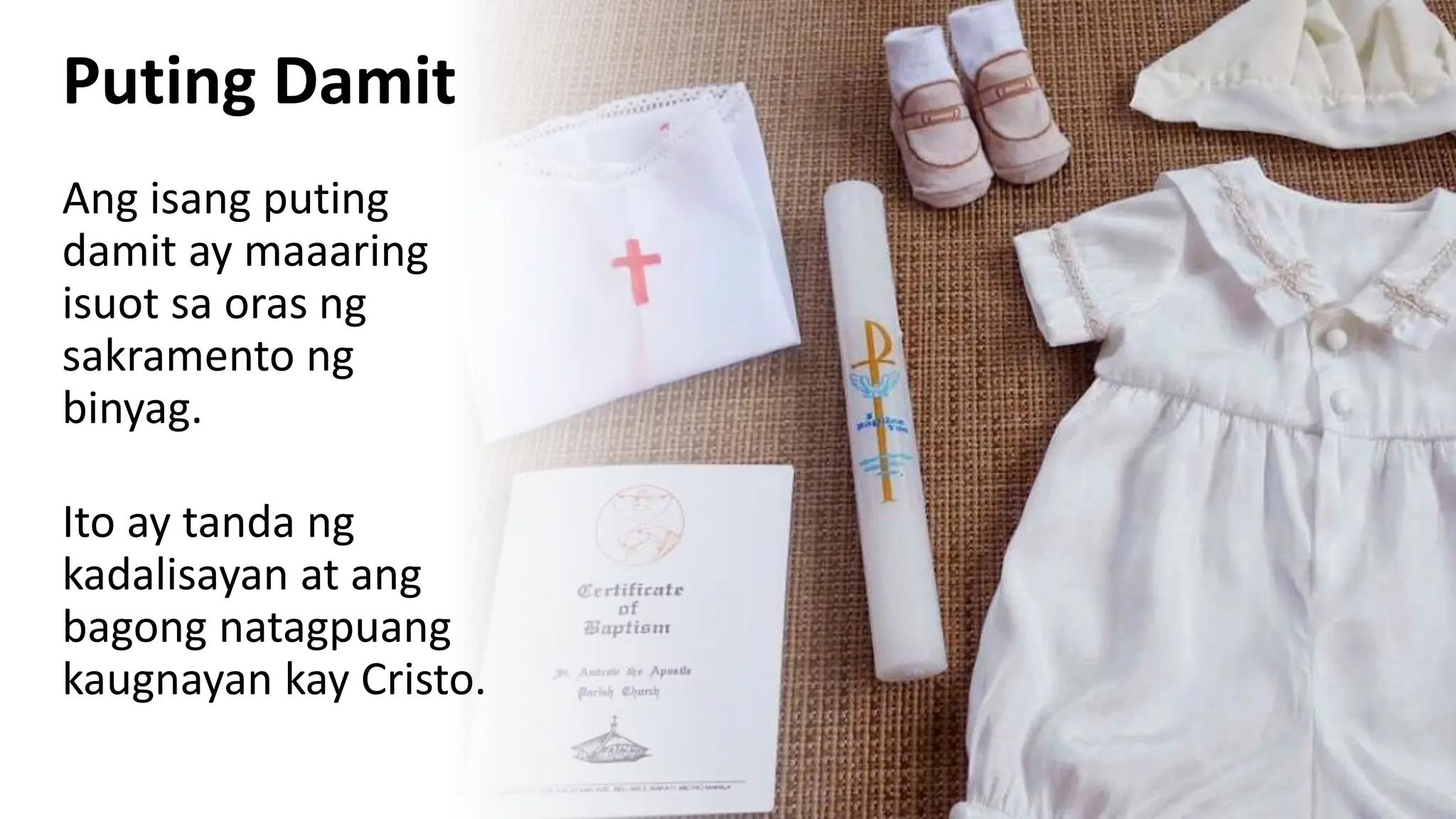 Ang Sakramento ng Binyag, unang sakramemto | PPTX