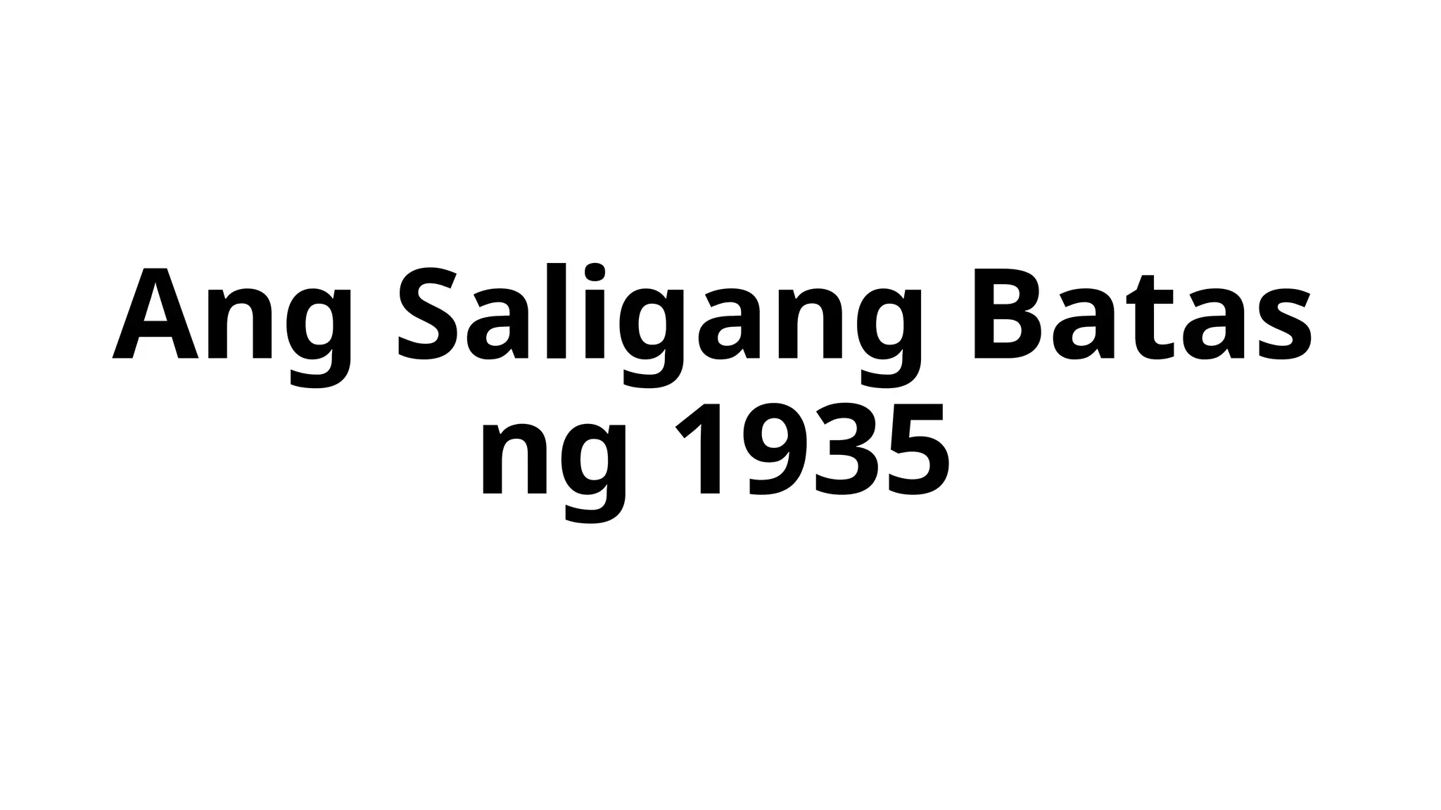 Ang Saligang Batas ng 1935.pptx ARALING PANLIPUNAN 6 | PPTX