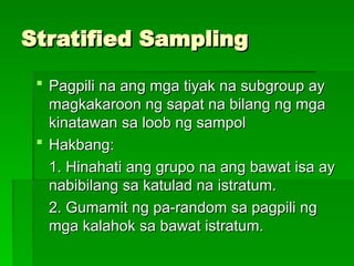 pananaliksik Ang Sampol at ang Populasyon1.ppt