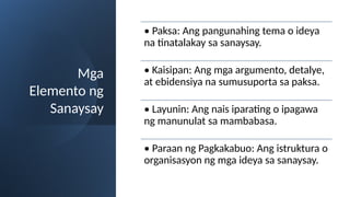 Ang Sanaysay Presentation-Filipino 9 Q2.pptx