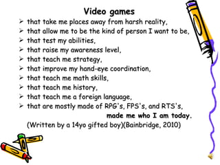 The benefits of educational computer games | PPT