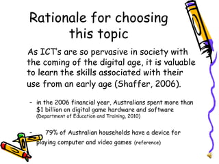 The benefits of educational computer games | PPT