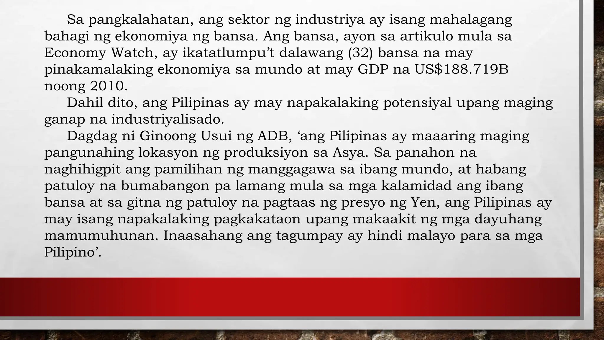 Ang sektor ng industriya araling panlipunan 10(1).pptx
