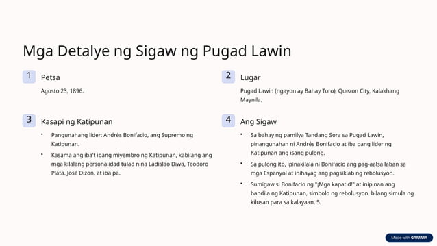 Ang SIGAW NG PUGAD LAWIN_Araling Panlipunan 6.pptx