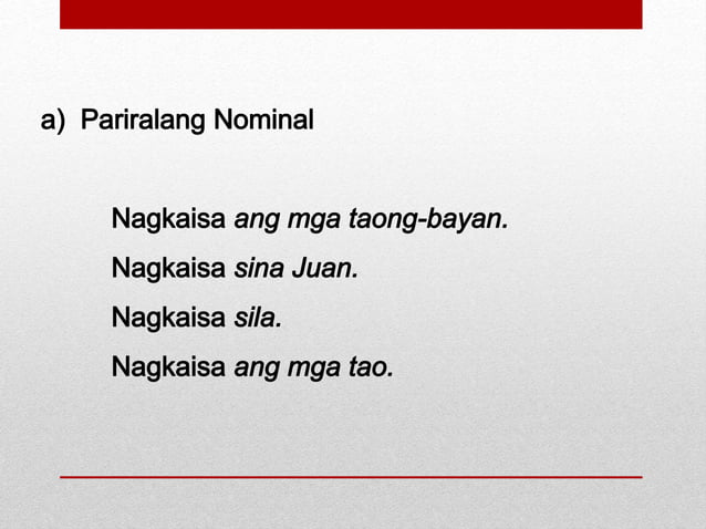 Ang Simuno | PPT