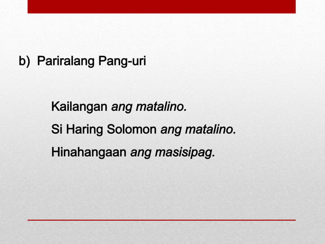 Ang Simuno | PPT