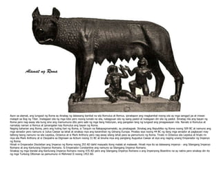 Ang sinaunang roma | DOCX