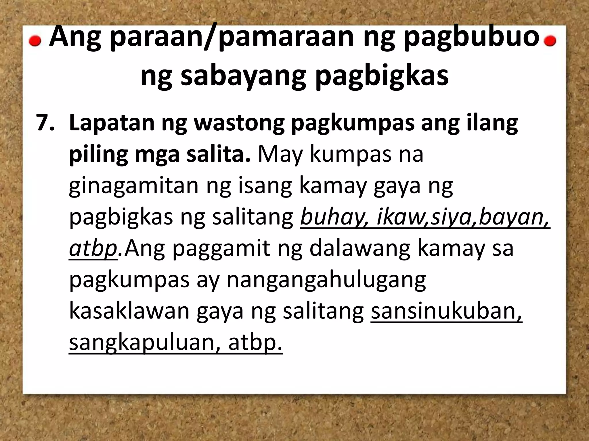 Ang sining ng pagbigkas ng isahan at sabayan | PPTX