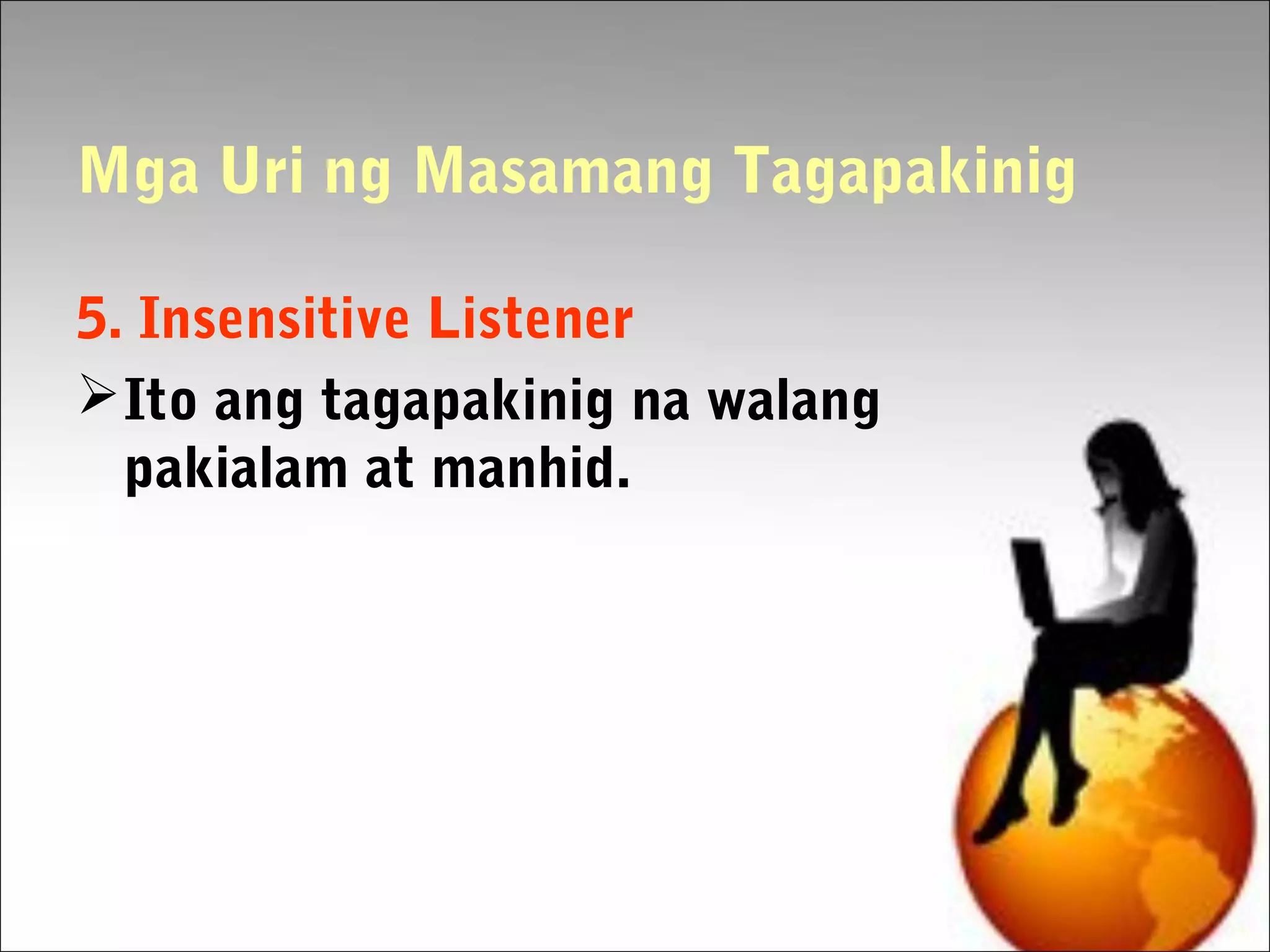 Ang sining ng pakikinig | PPT