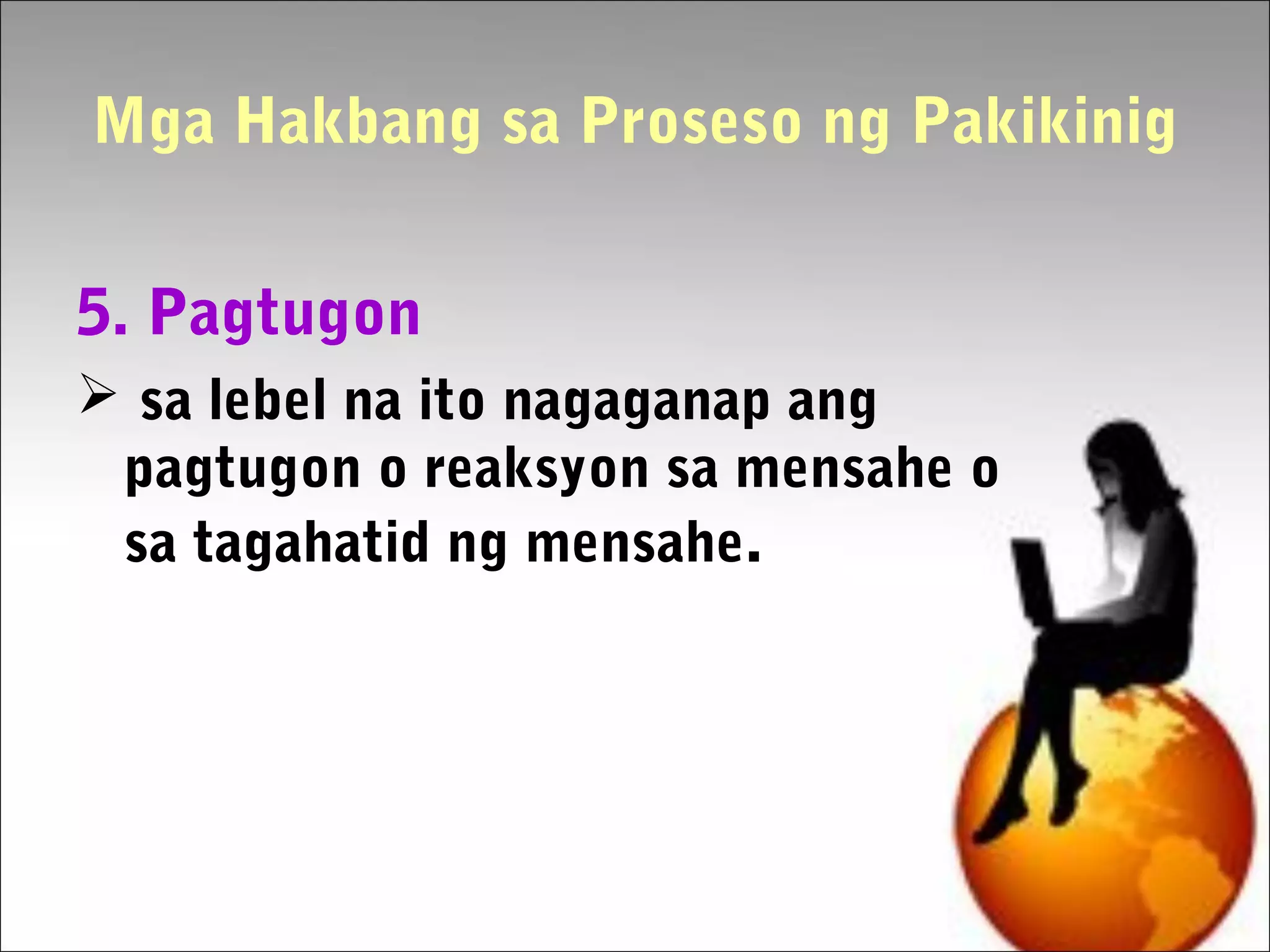 Ang sining ng pakikinig | PPT