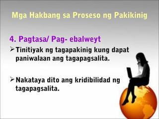 Ang sining ng pakikinig | PPT
