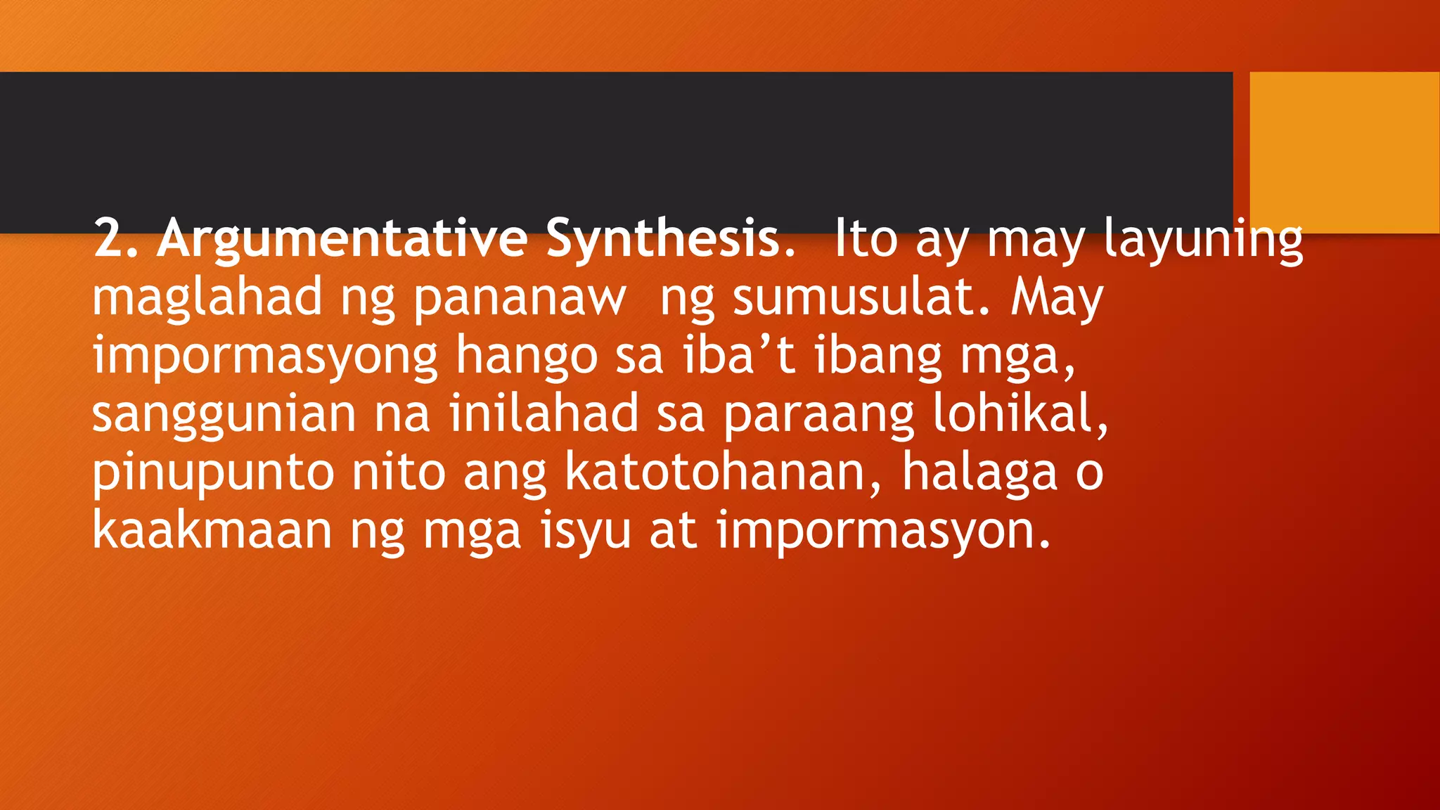 ANG SINTESIS AT ANG BUOD (1).pptx