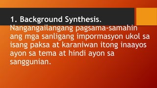 ANG SINTESIS AT ANG BUOD (1).pptx