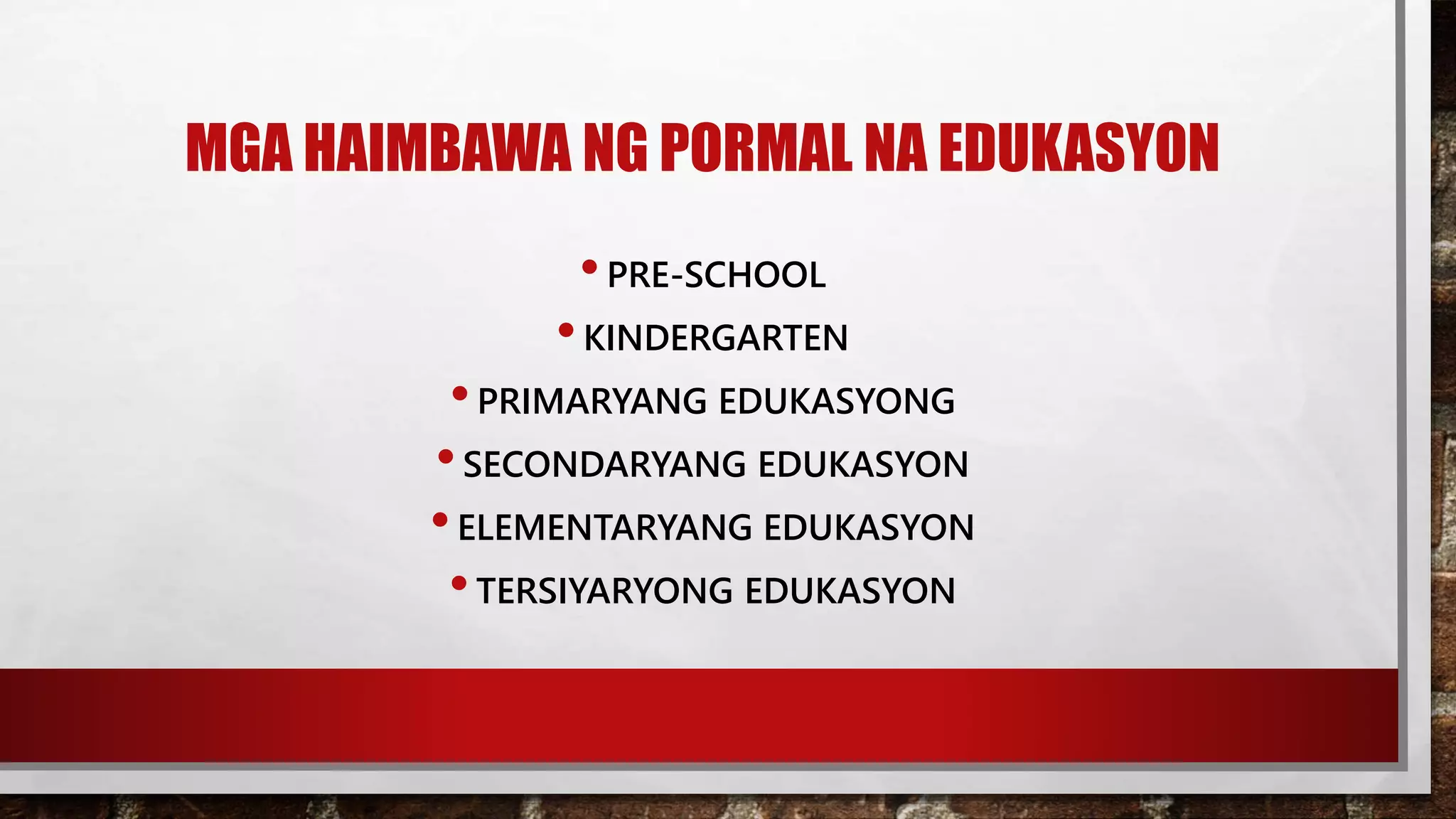 Ang Sistema Ng Edukasyon Sa Pilipinas | PPTX Ang Sistema Ng Edukasyon Sa Pilipinas | PPTX