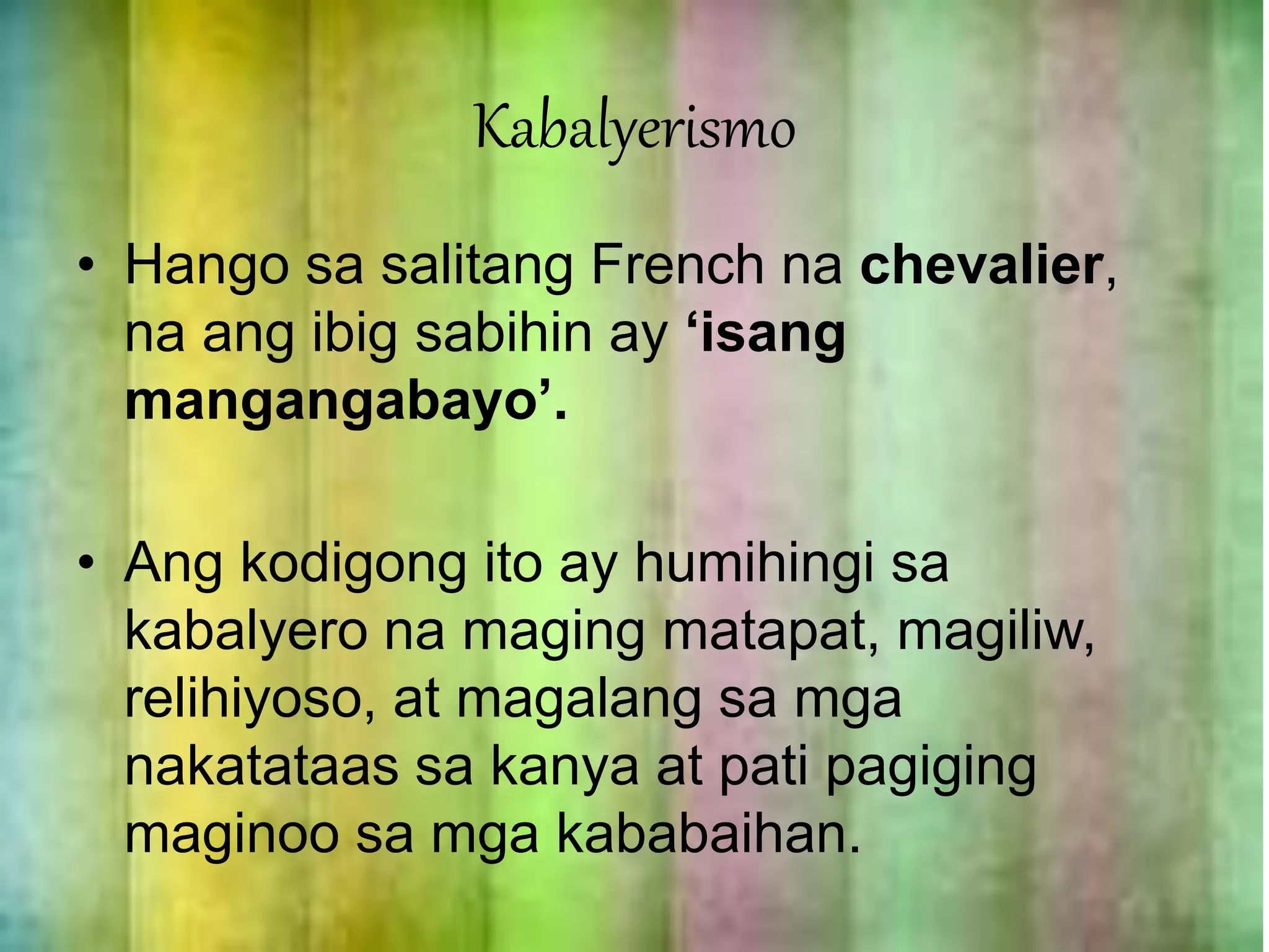 Ang sistemang pyudalismo at manoryalismo | PPTX