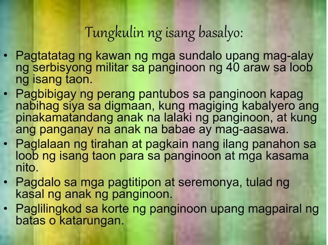 Ang sistemang pyudalismo at manoryalismo | PPTX