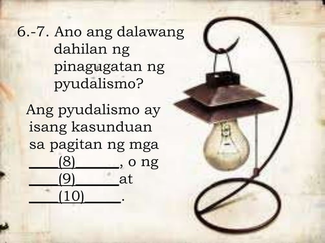 Ang sistemang pyudalismo at manoryalismo | PPTX