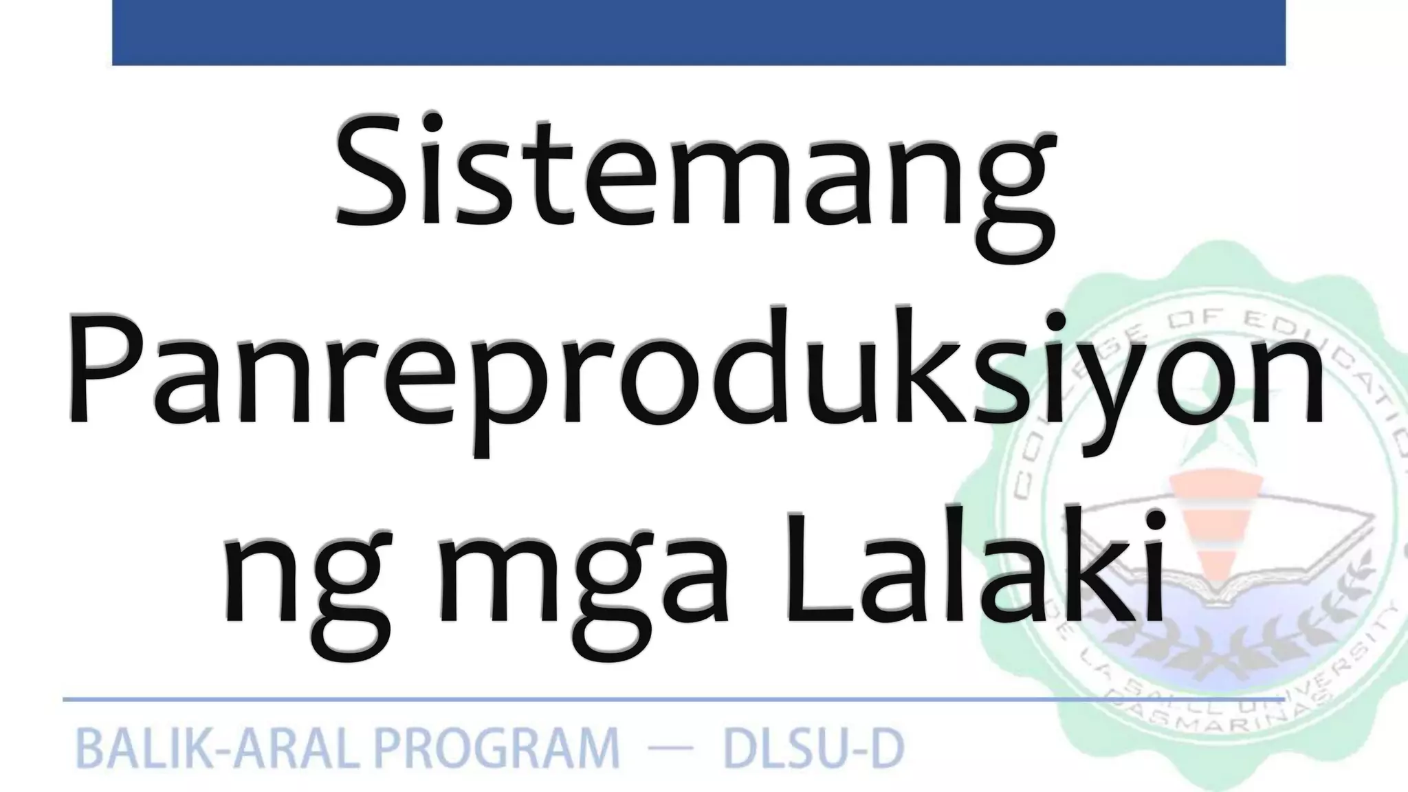 Reproductive System Ppt