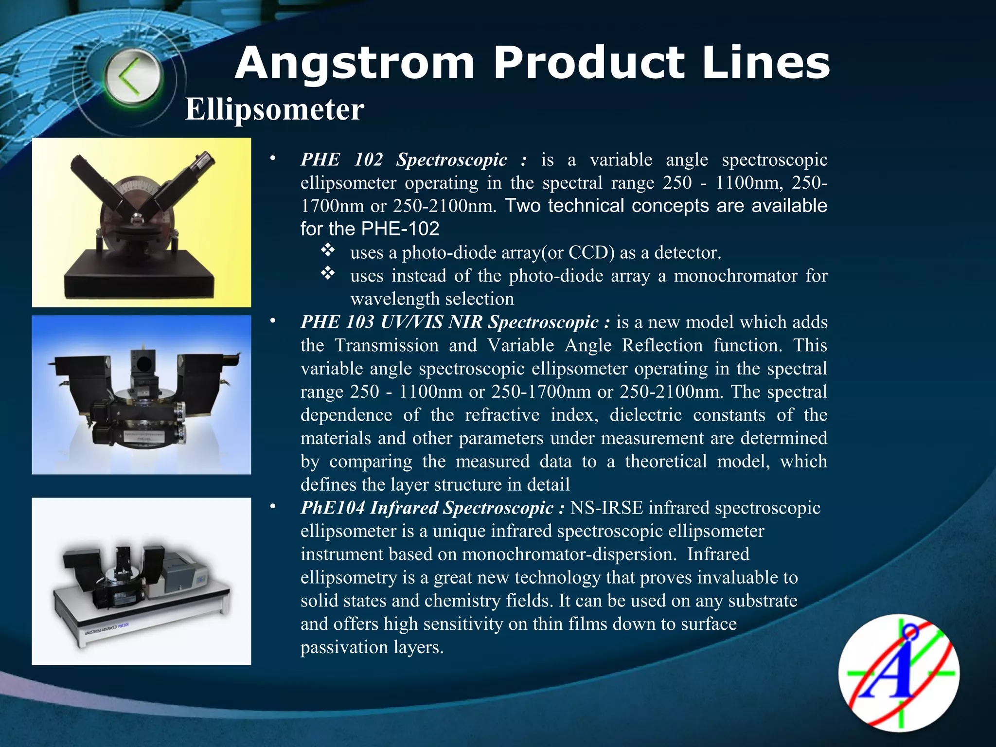 Angstrom advanced scientific instrument introduction | PPT