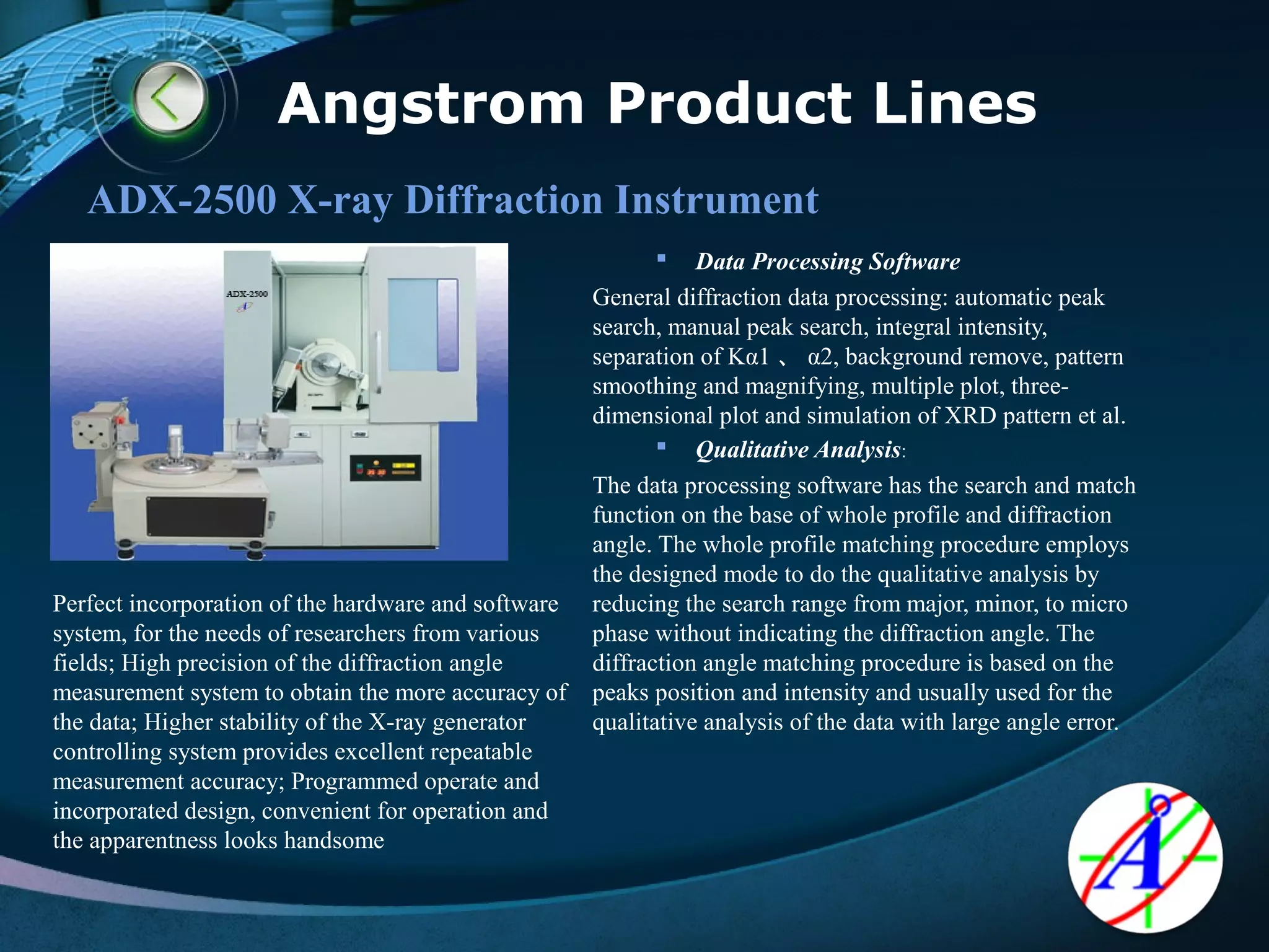 Angstrom advanced scientific instrument introduction | PPT