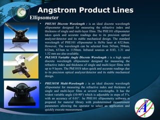 Angstrom advanced scientific instrument introduction | PPT