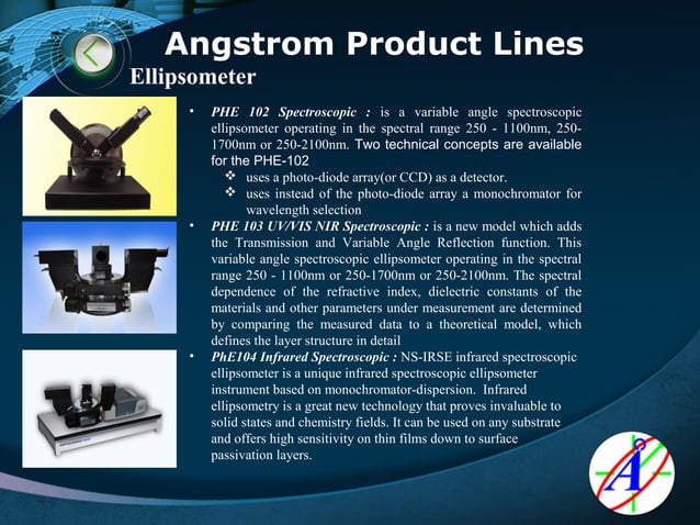 Angstrom advanced scientific instrument introduction | PPT