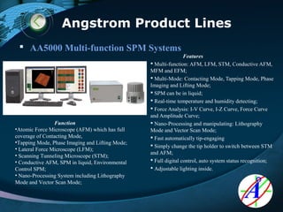 Angstrom advanced scientific instrument introduction | PPT