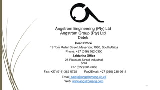 Angstrom Group presentation | PPTX