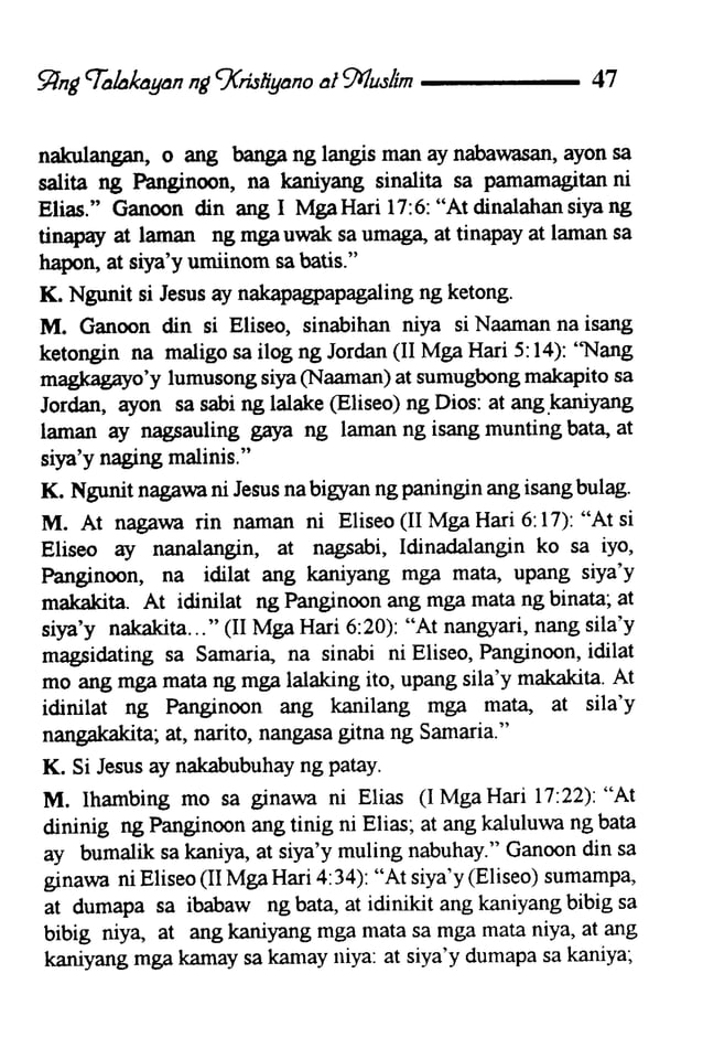 Ang talakayan ng_kristiyano_at_muslim ( www.aboutislam.chat ) | PDF