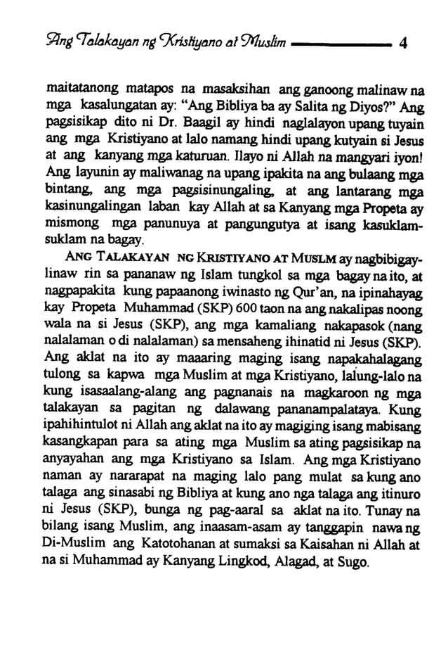 Ang talakayan ng_kristiyano_at_muslim ( www.aboutislam.chat ) | PDF